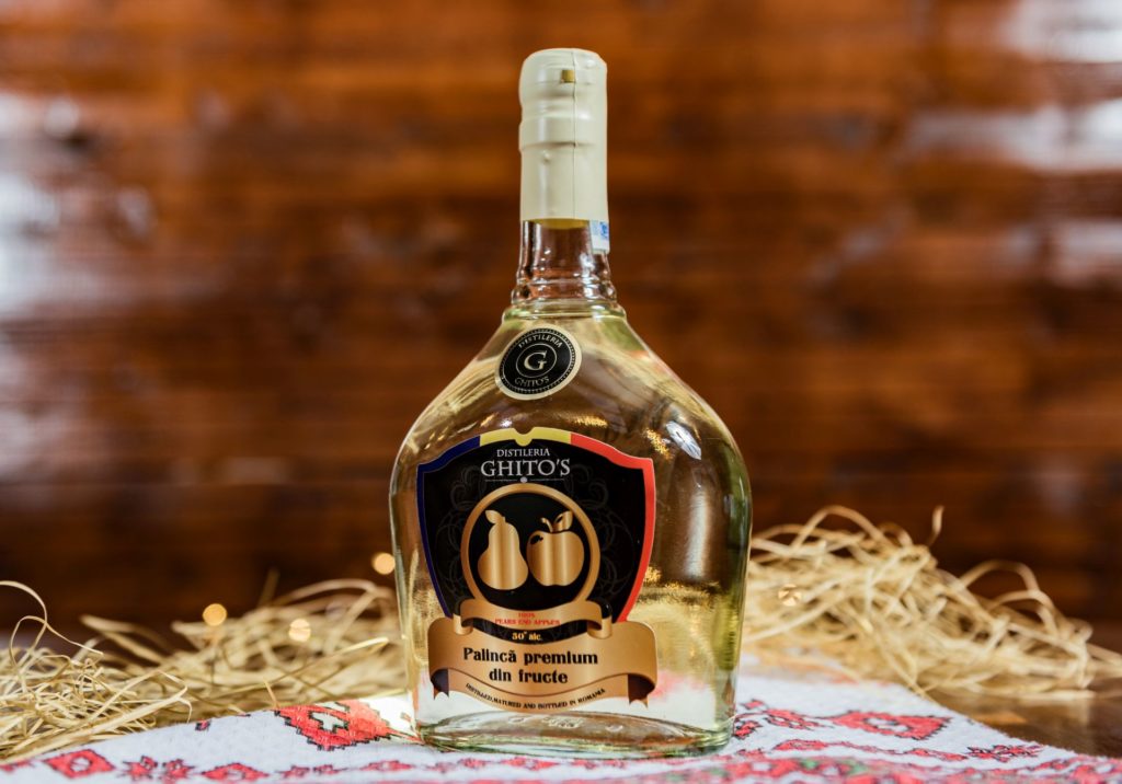 PALINCĂ PREMIUM DIN FRUCTE 50° - Distileria Ghitos